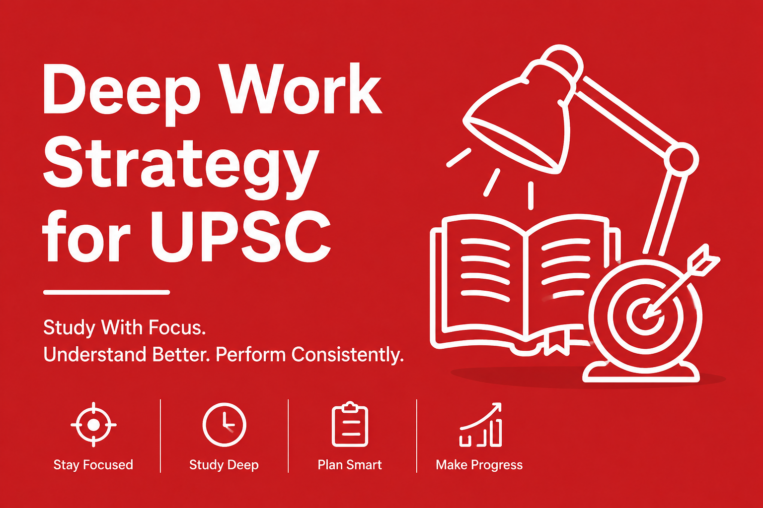 Deep Work Strategy for UPSC Preparation | MyUPSCPlanner